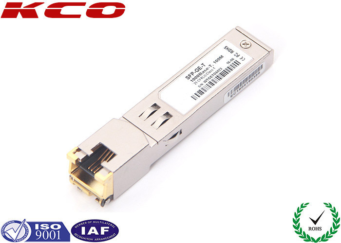 CAT6 CAT7 के लिए सिंगल फाइबर SFP कॉपर गीगाबिट ट्रांसीवर मॉड्यूल Rj45 ...
